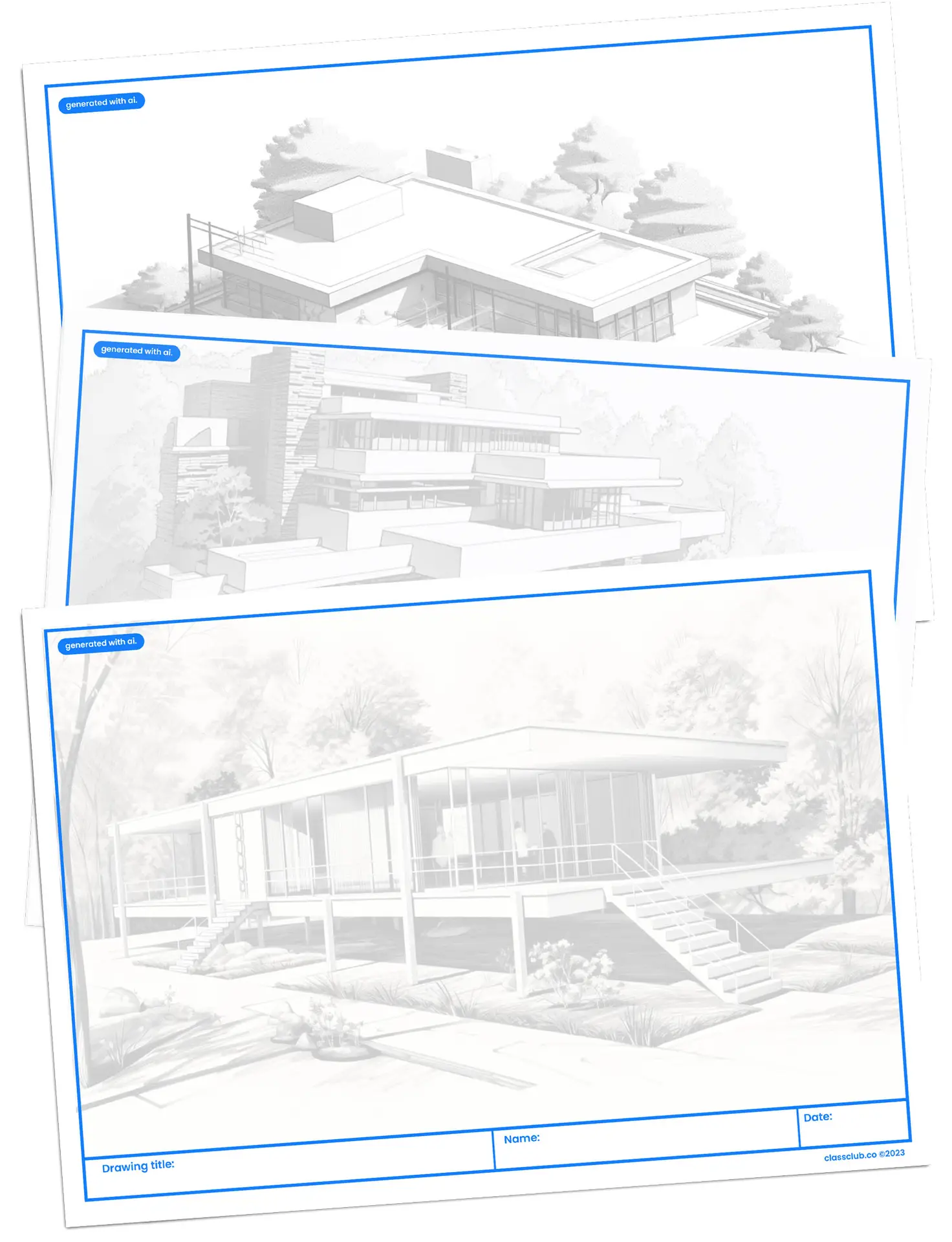 Architecture sketching download - studyblocks.ai