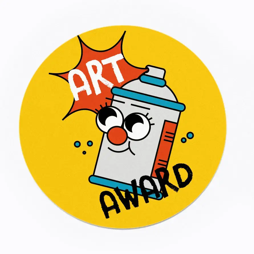 Art Award 2 Stickers - studyblocks.ai