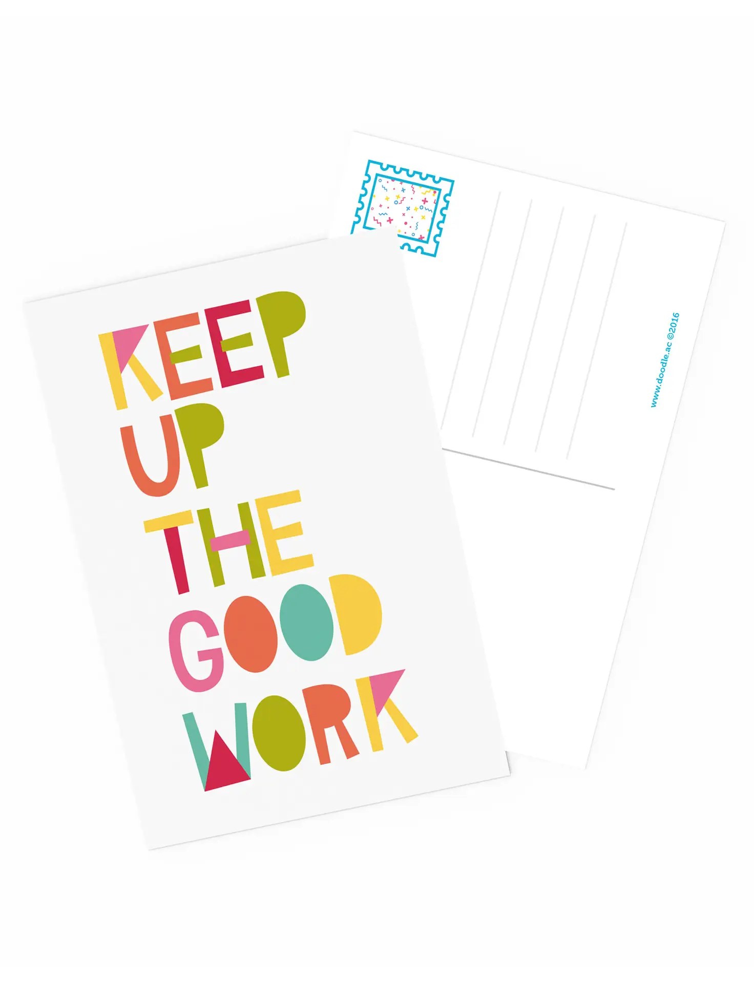 Keep up the good work postcards - studyblocks.ai