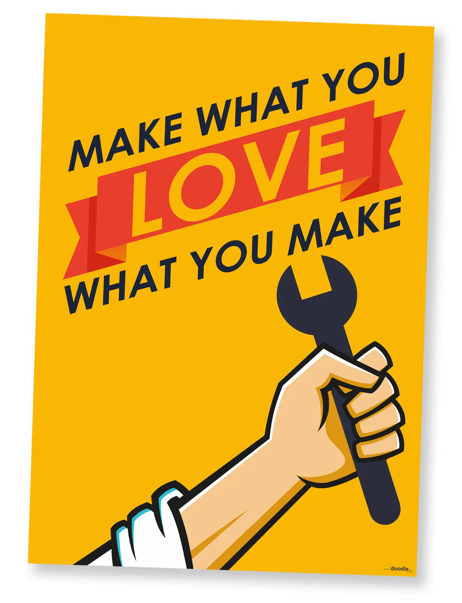 Make what you love poster - studyblocks.ai