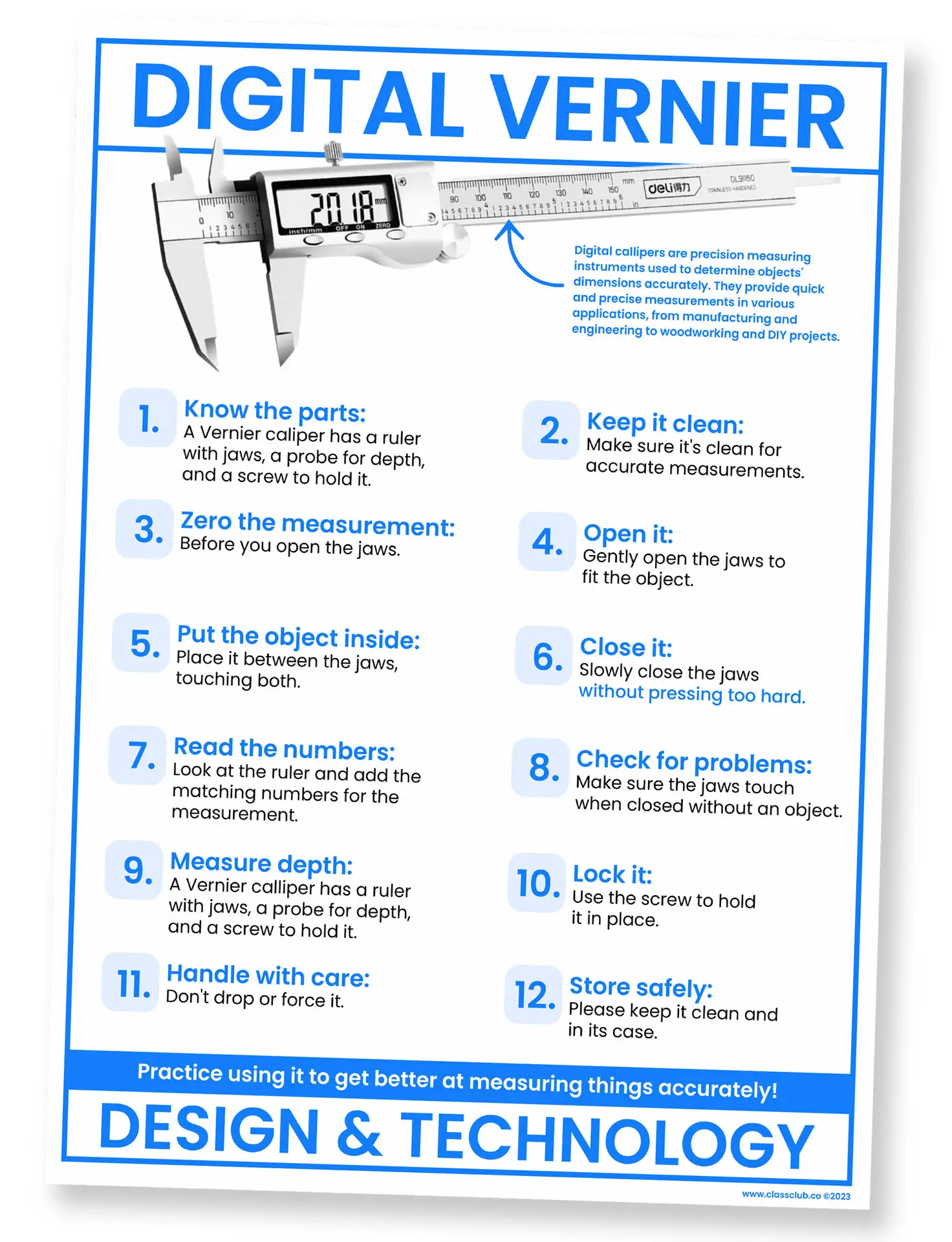 Digital Vernier - studyblocks.ai