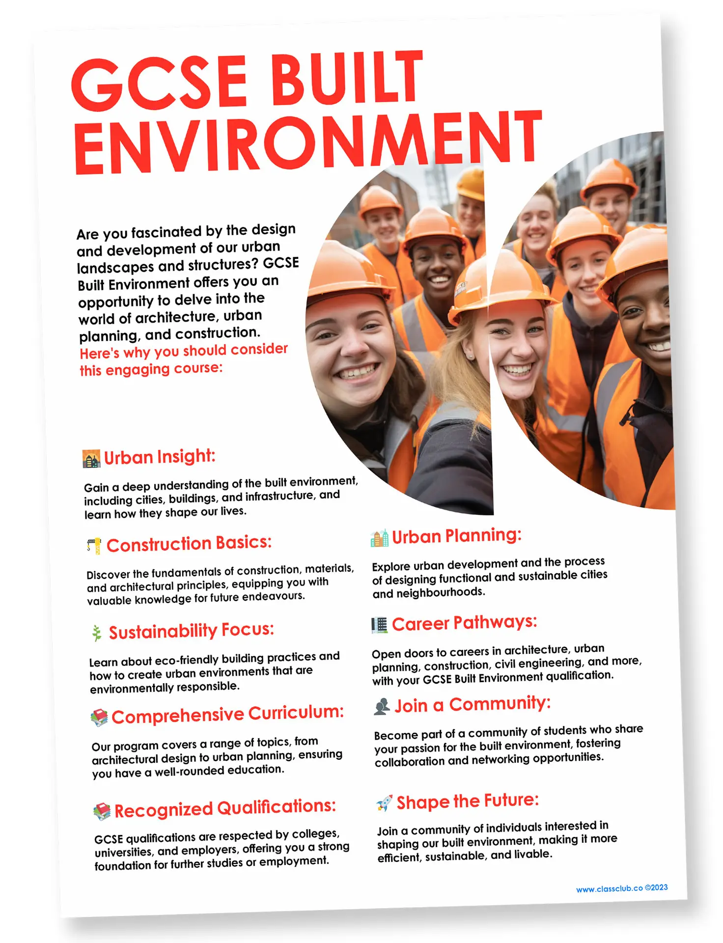 GCSE Built environment - studyblocks.ai