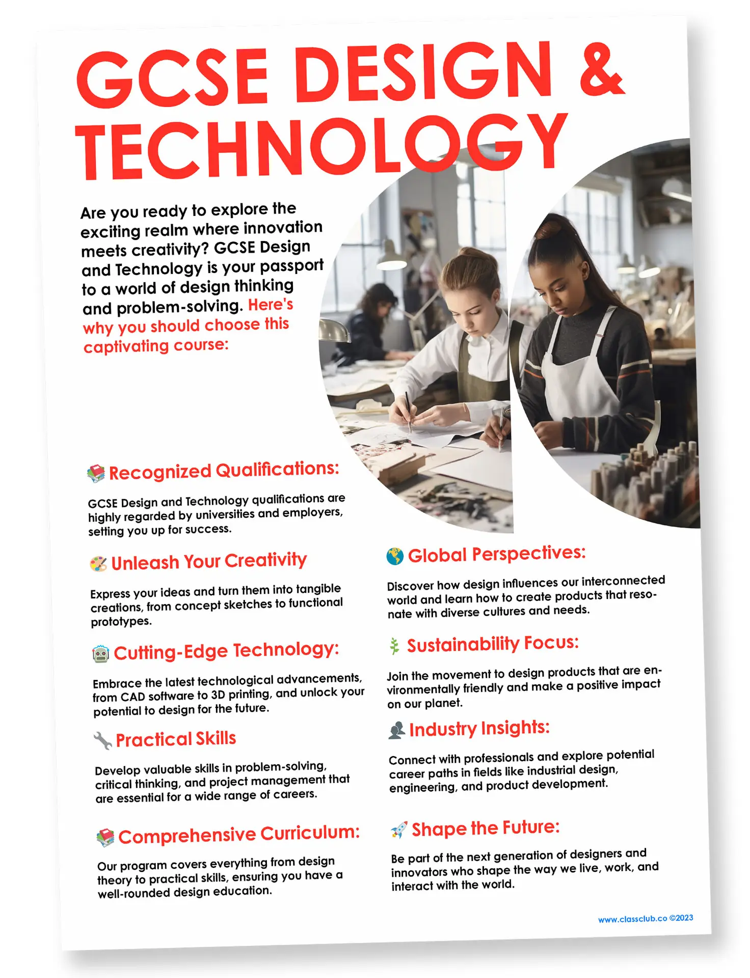 GCSE D&T - studyblocks.ai