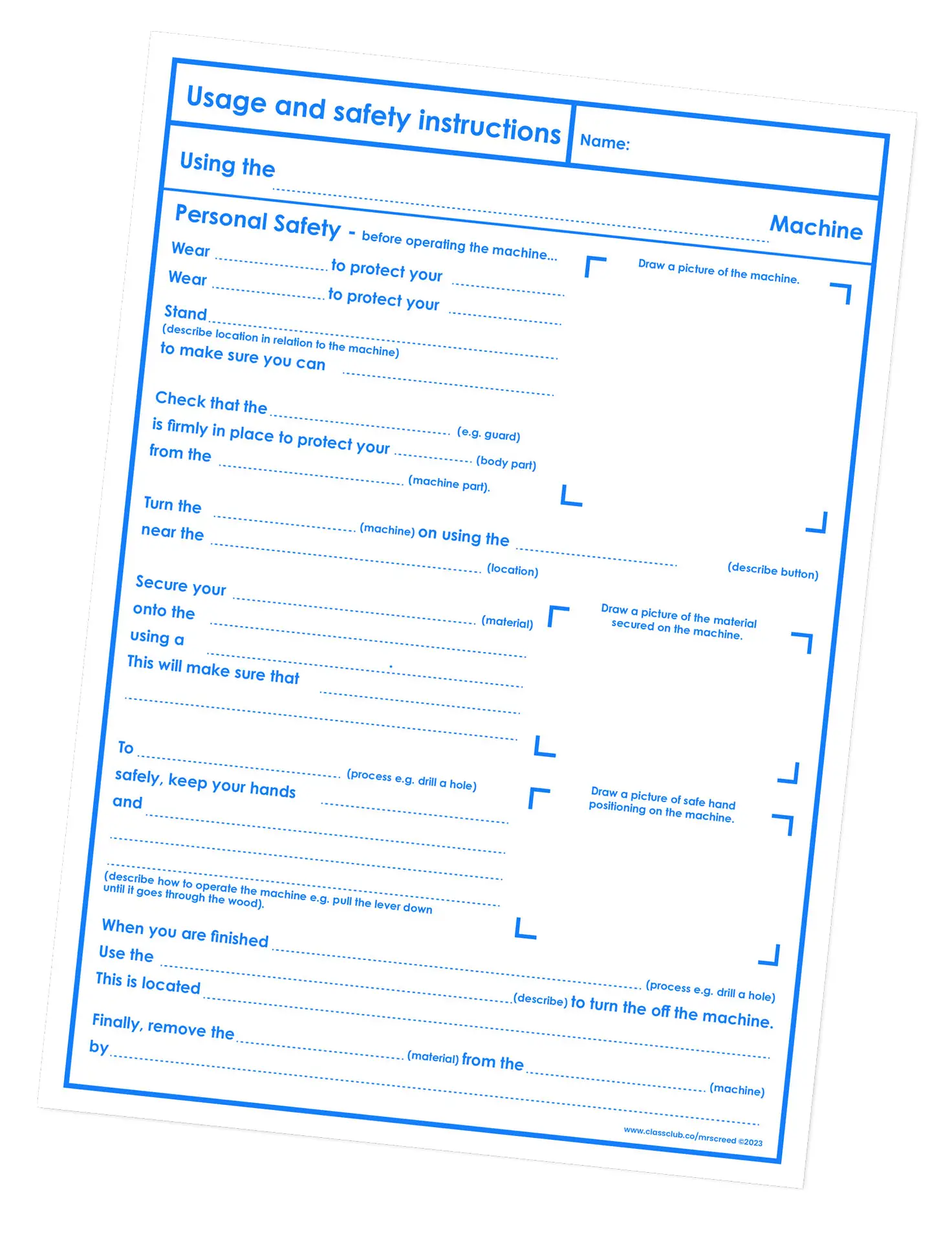 Usage & safety instructions - studyblocks.ai