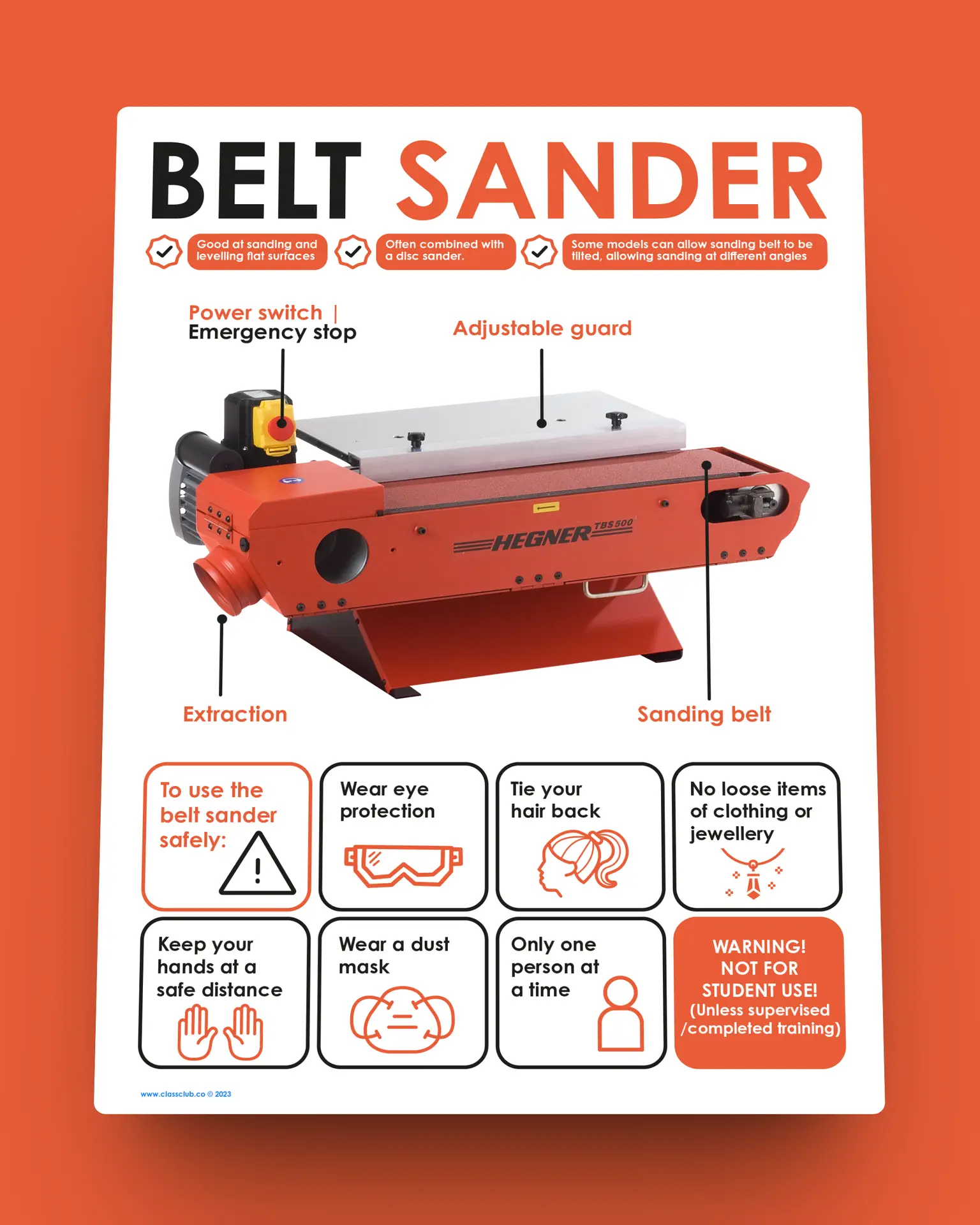 D&T Display - Belt sander - studyblocks.ai