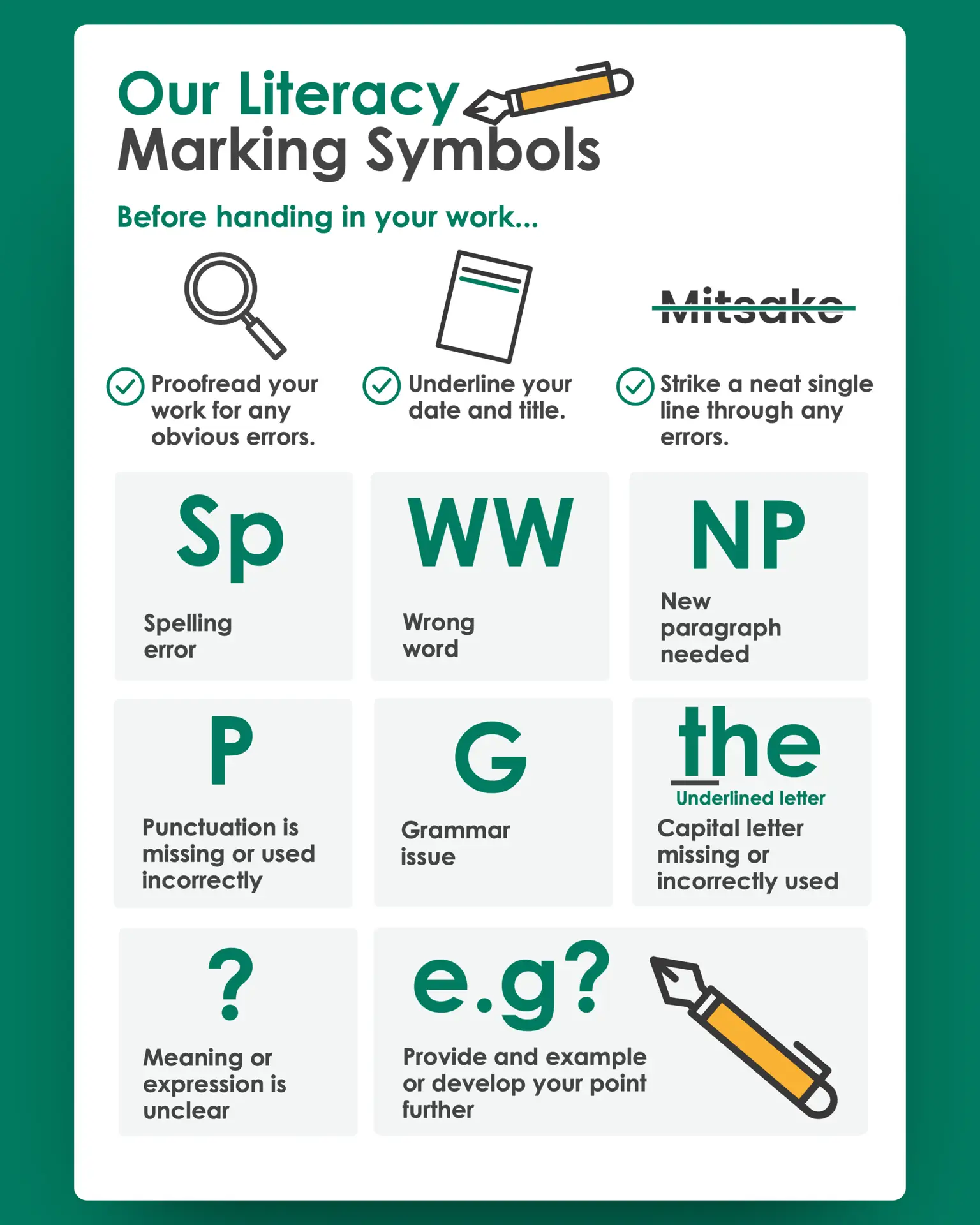 Marking poster ️ - studyblocks.ai