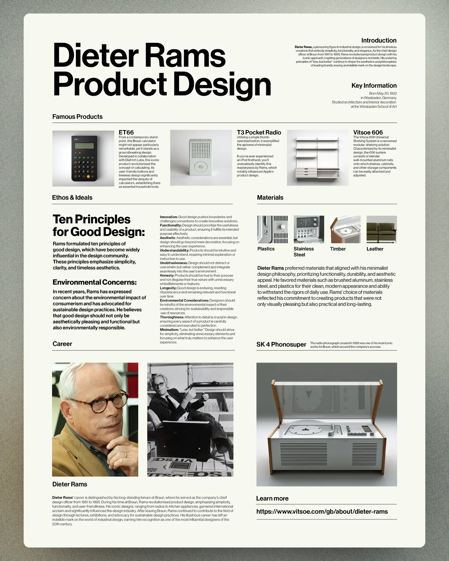 Dieter Rams Display - studyblocks.ai