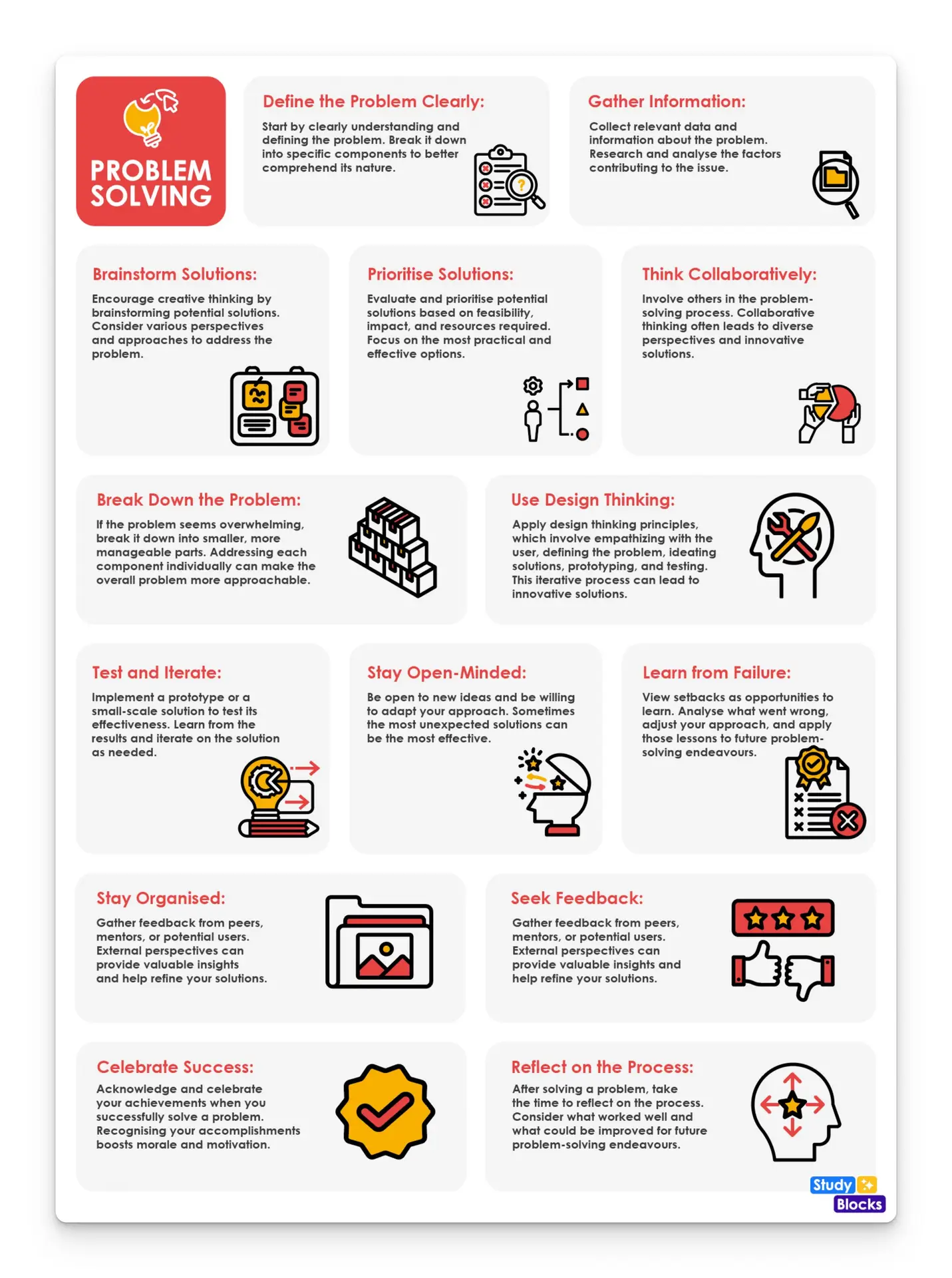 Problem solving - studyblocks.ai